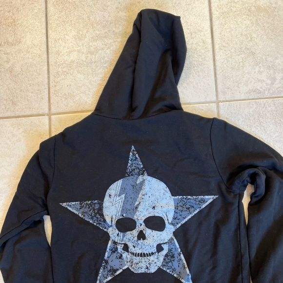 Pixie Lane | Shirts & Tops | Sweatshirt Pixie Lane Skull On Back Zipper ...